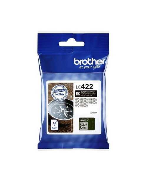 ראש דיו שחור מקורי brother lc422bk - ענק הדיו