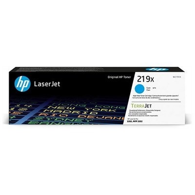טונר כחול מקורי HP 219X W2191X 2.5K - ענק הדיו